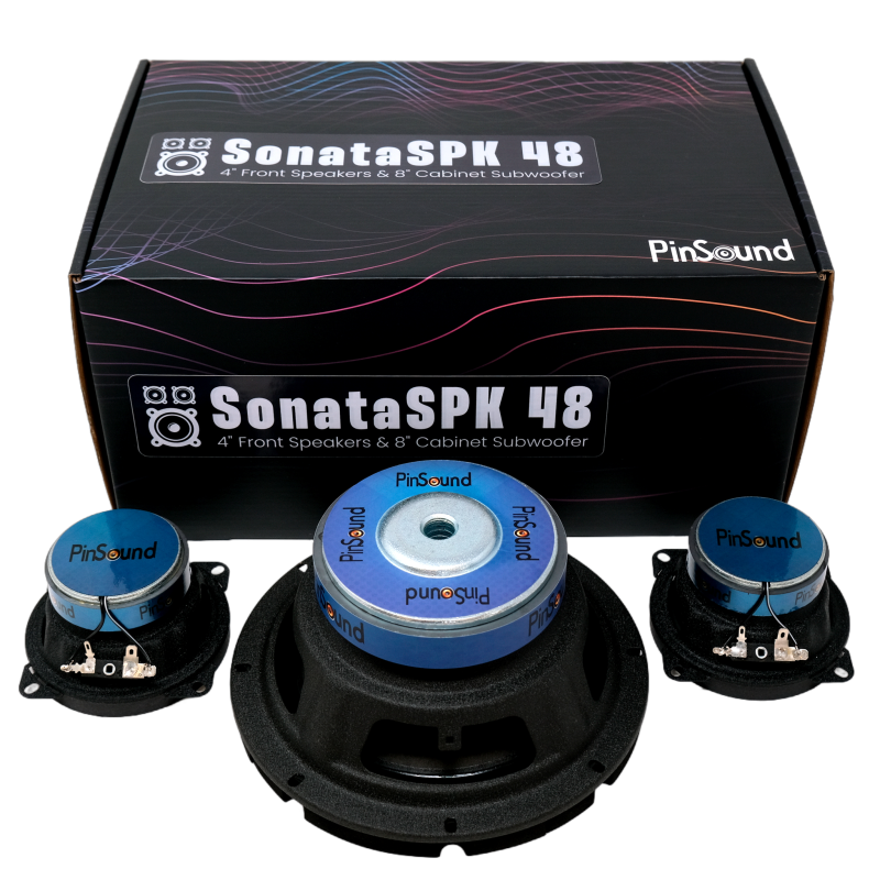High fidelity SonataSPK PinSound speakers kit for Stern SAM pinball machine