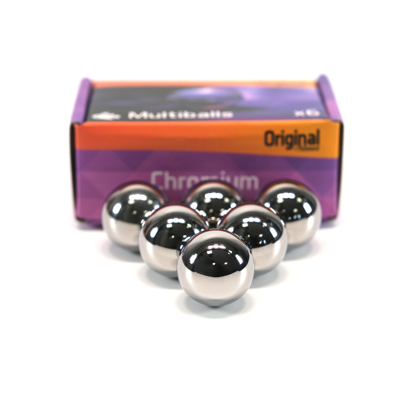 Multiballs Chromium Pinballs x 6