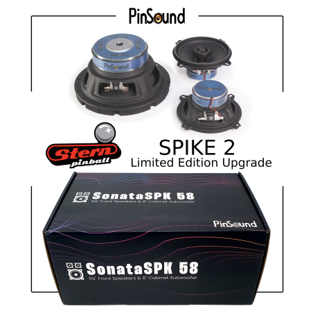 SonataSPK PinSound speakers kit for Stern SPIKE2 pinball machine - Limited Edition Upgrade