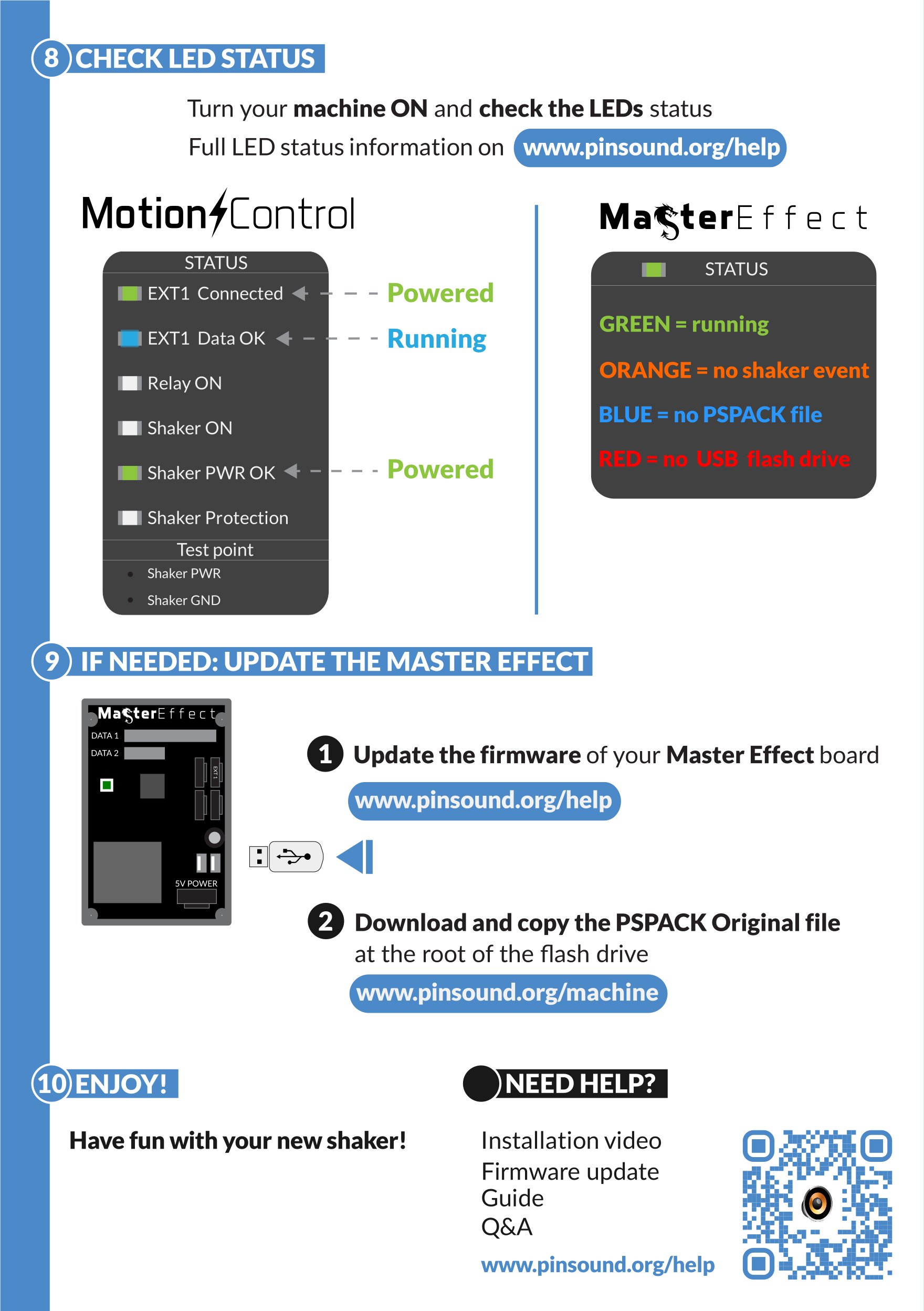 Motion Control Shaker Kit Standalone Edition Help – PinSound