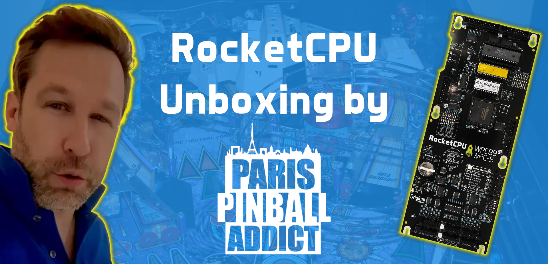 RocketCPU: Unboxing by Paris Pinball Addict! – PinSound
