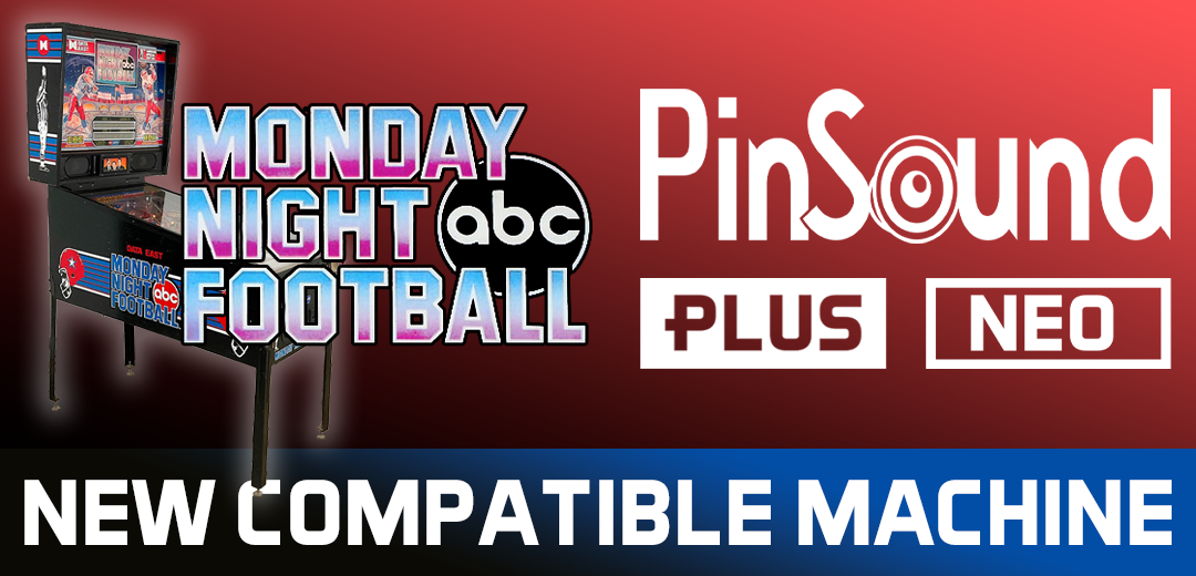 New Compatible Pinball Machine: Monday Night Football – PinSound